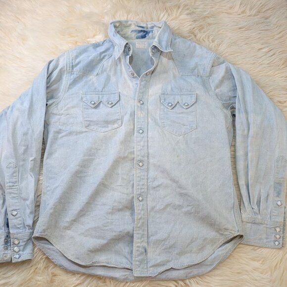 Joe McCoy | Shirts | The Real Mccoys Joe Mccoy Denim Shirt Sawtooth ...
